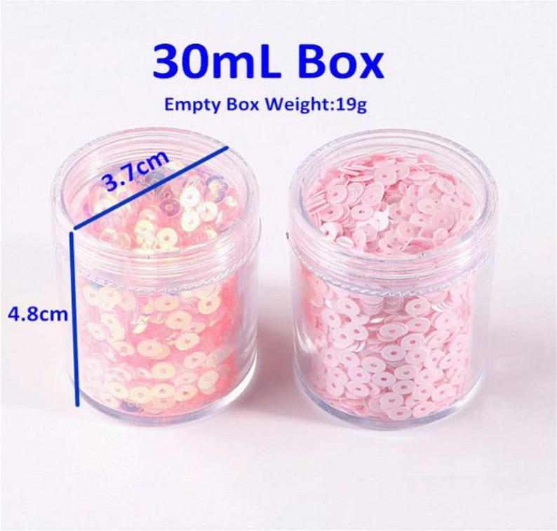6000pcs 3mm Iridescent Loose Sequins, 27 Colors Round PVC Sequins ...