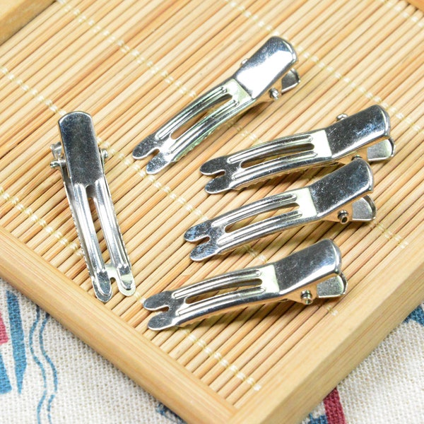 Metal Double Prong Hair Clips - Etsy