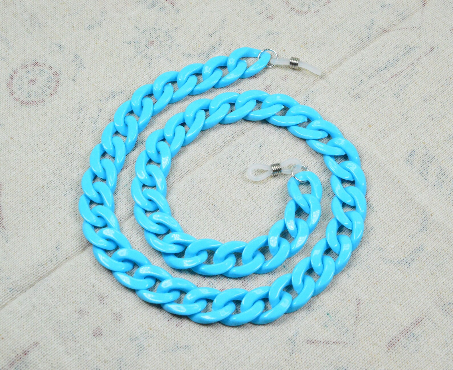 Flat Twist Link Plastic Chain Open Link Chain Glass Chain | Etsy