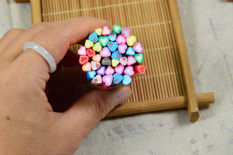 5x50mm Assorted Style Polymer Clay Sticks, Polymer Clay Canes, Fimo ...
