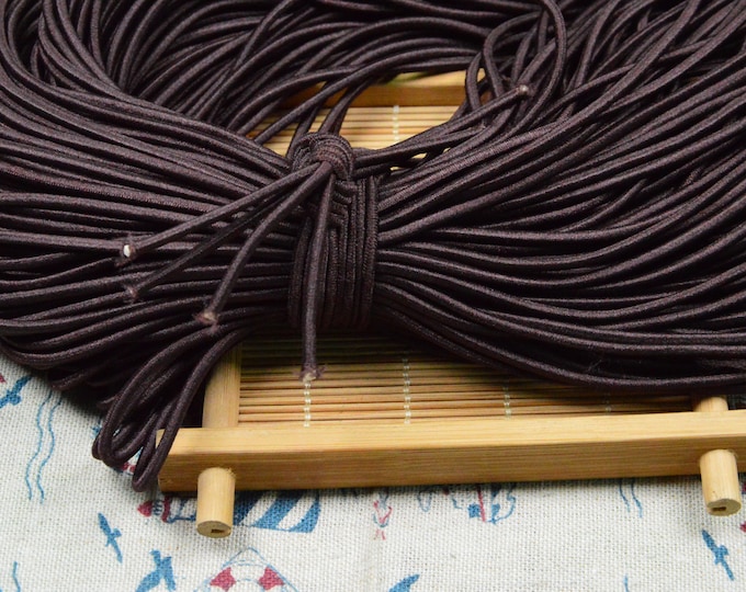 20/50 Meters 2.5mm Round Elastic Cord,white Elastic Cord ,stretch ...