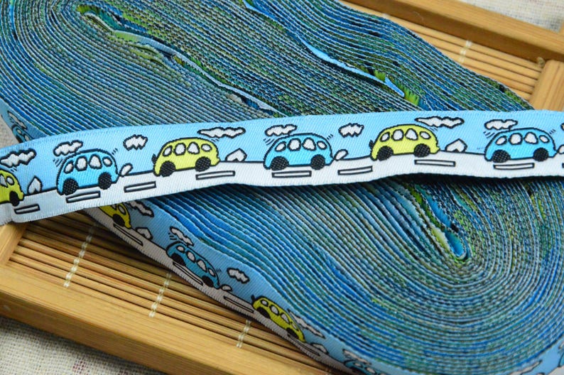 5/8'' Width Assorted Cartoon Jacquard Ribbon, Cartoon Woven Ribbon ...