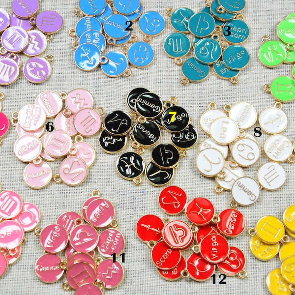 Zodiac Charms - Etsy