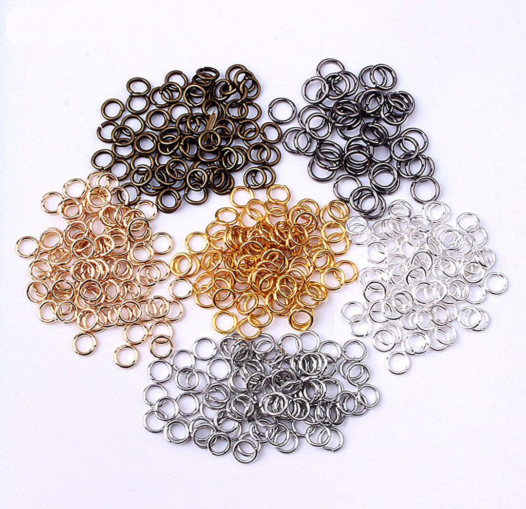 4mm/5mm/6mm/8mm/10mm/12mm Metal Jump Rings, Metal Circle Ring, Open ...