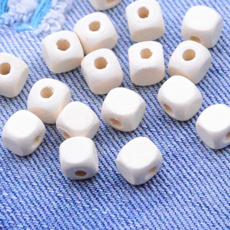 Square Wooden Beads - Etsy