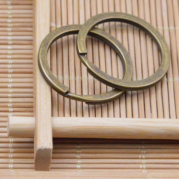 Metal Circle Keychain - Etsy