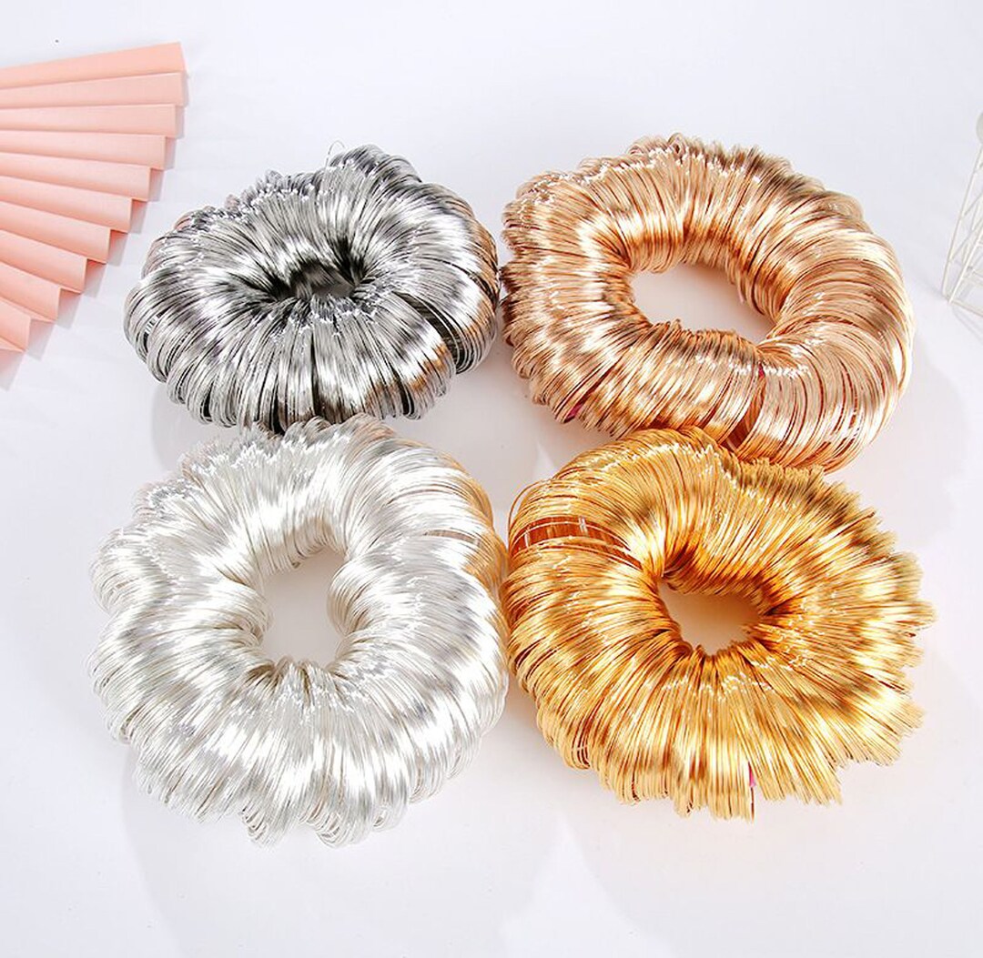 50 Loops/100 Loops 0.6mm Stainless Steel Memory Wire for Bracelets ...