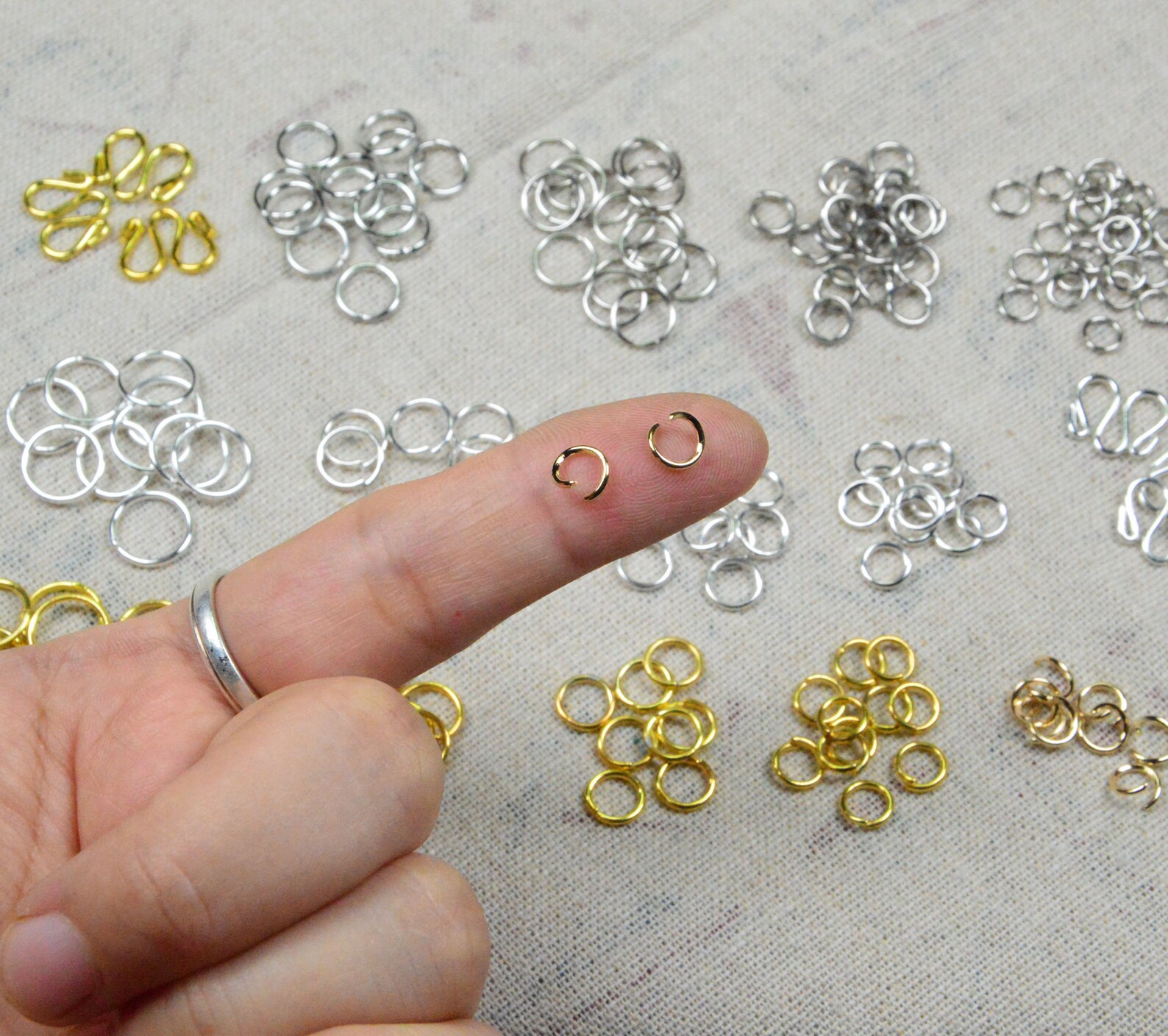 5mm/6mm/7mm/8mm/10mm Metal Circle Rings 100 Pcs Open Jump - Etsy