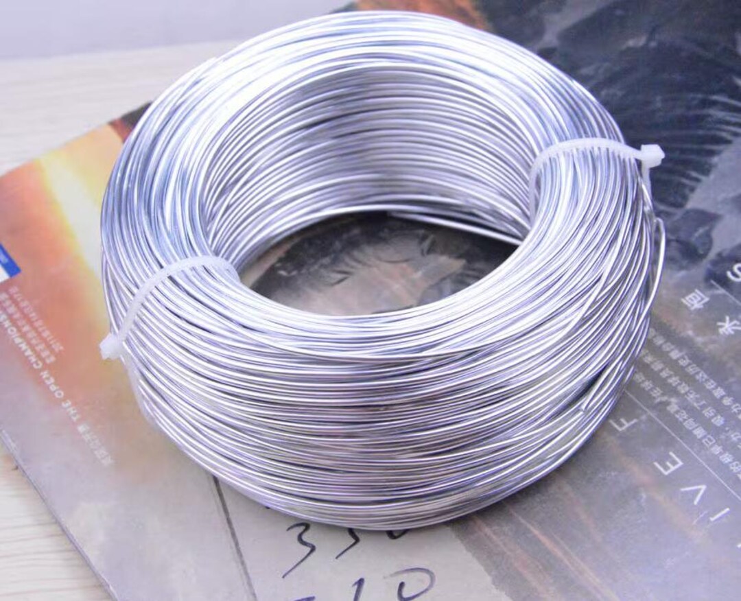 1.5mm Silver Aluminum Wire, Artistic Wire, Anodized Aluminum String 10 ...