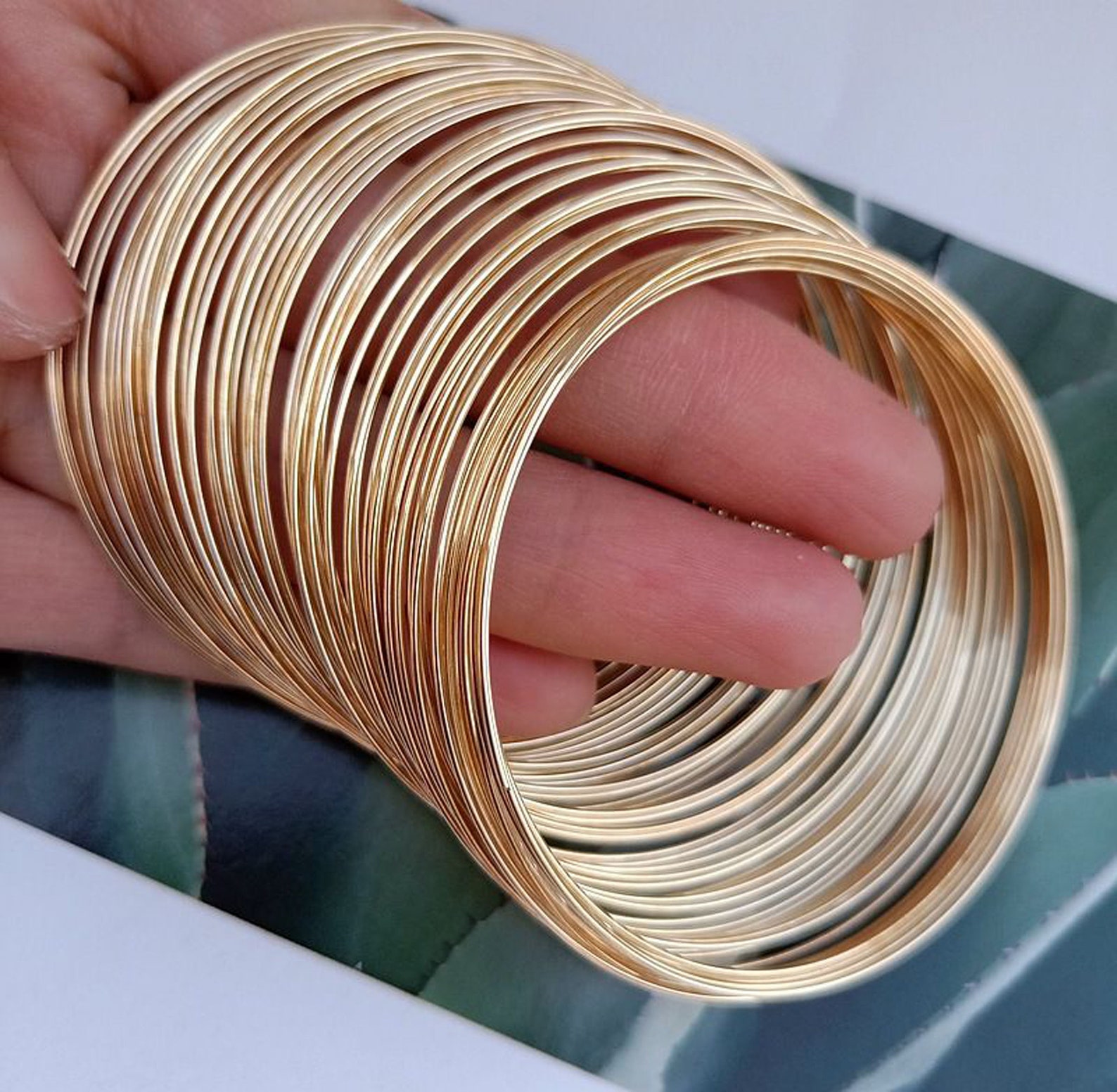 50 Loops/100 Loops 0.6mm Stainless Steel Memory Wire for - Etsy