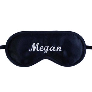 Your Name or Text Sleep Mask, Customized Sleeping Eye Mask ...