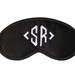Personalized Monogram Sleep Mask Customized Eye Mask - Etsy