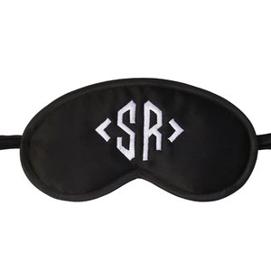 Personalized Monogram Sleep Mask Customized Eye Mask - Etsy