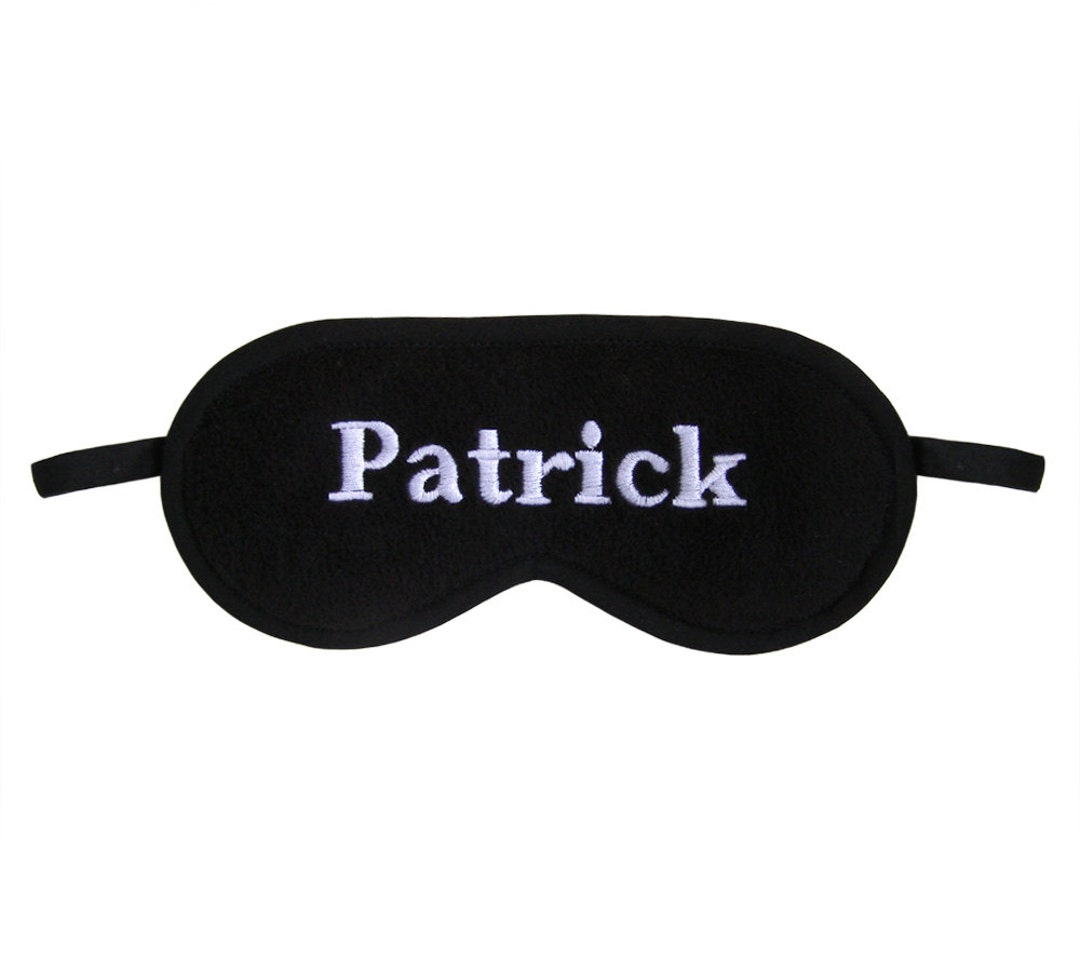 Customized Text Sleep Mask Name Embroidery Sleeping Eye Mask - Etsy