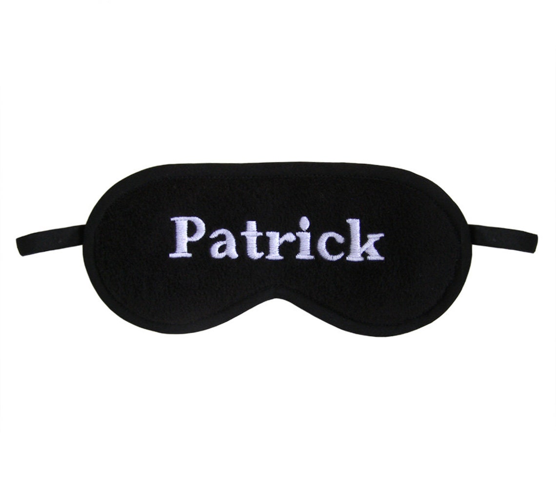 Customized Text Sleep Mask Name Embroidery Sleeping Eye Mask - Etsy