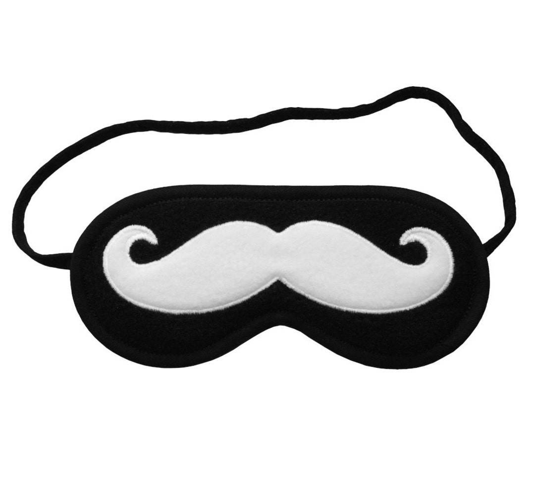 Moustache Sleep Mask for Man, Movember Sleeping Eye Mask, Nerd Gadget ...