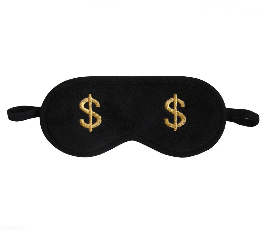 Dollar Sleeping Eye Mask Money Eye Mask Materialist Sleep - Etsy