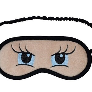 Sleep Mask With Eyes, Eye Pillow, Anime Eyemask, Manga Blindfold, Funny ...