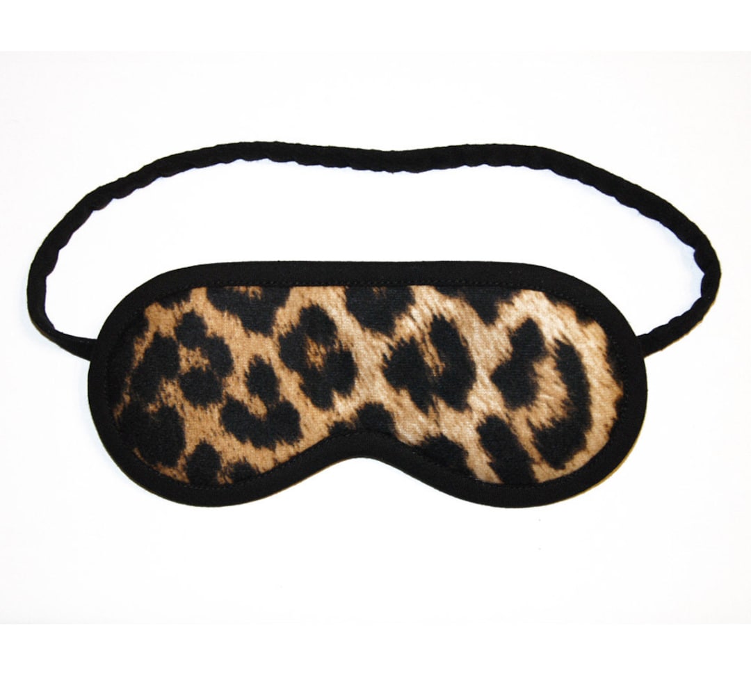 Leopard Sleep Mask, Cheetah Sleeping Eye Mask, Cat Lover Gift - Etsy