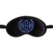 3 Letter Monogram Sleep Mask, Customized Sleeping Eye Mask ...