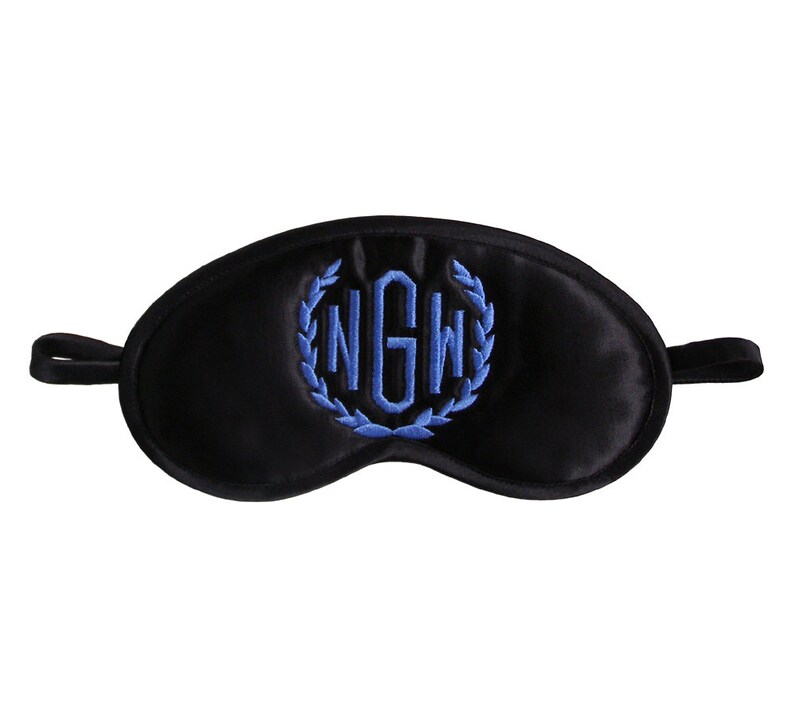 3 Letter Monogram Sleep Mask, Customized Sleeping Eye Mask ...