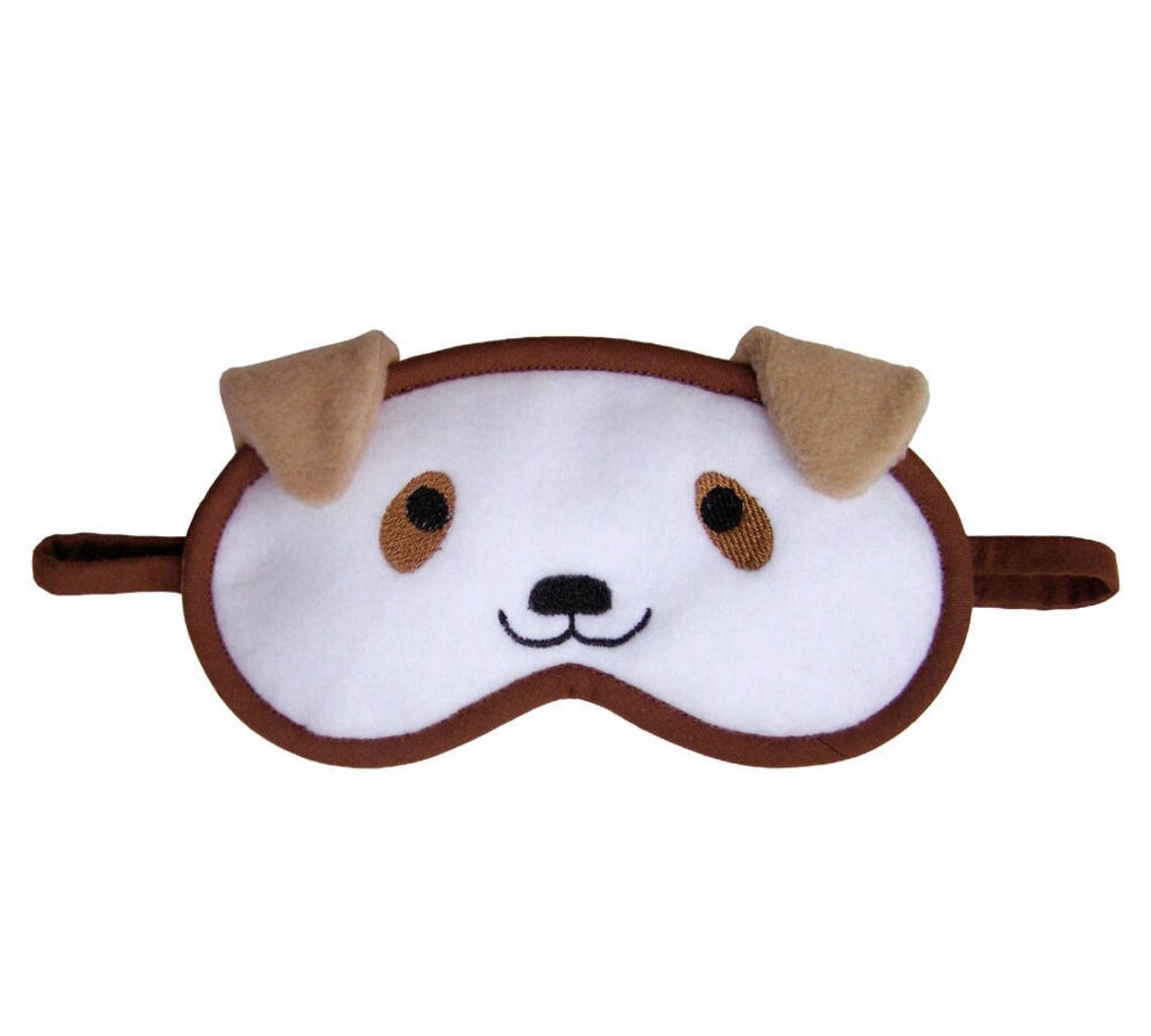 Dog Sleep Mask Animal Eye Mask Kawaii Puppy Sleeping - Etsy