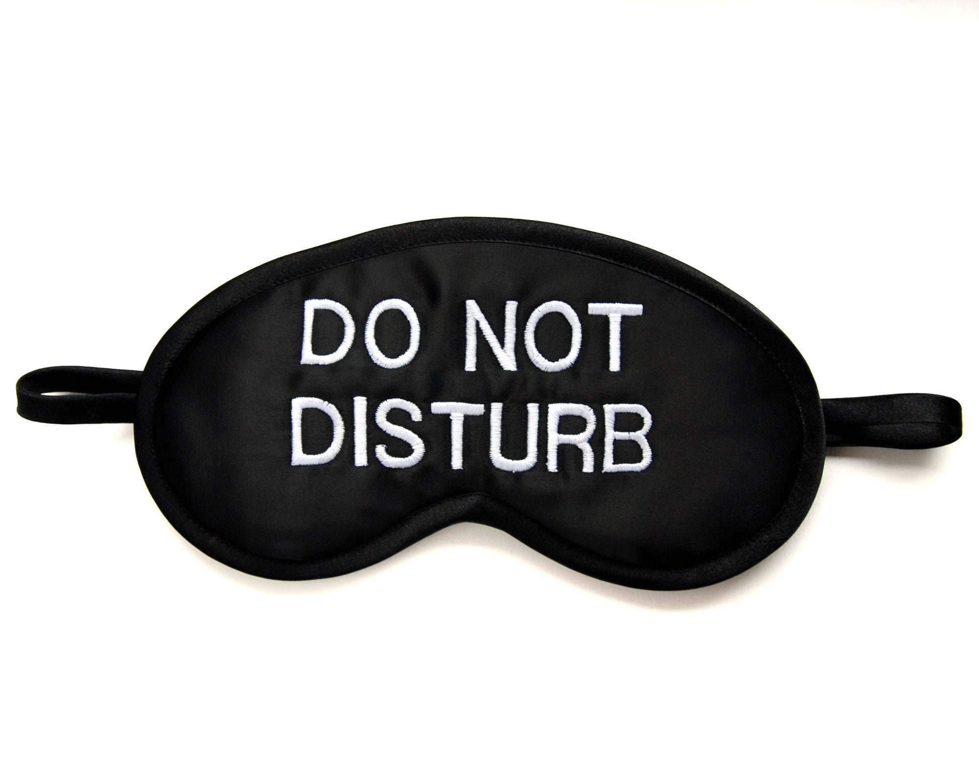 DO NOT DISTURB Sleep Mask, Satin Don't Disturb Sleeping Eye Mask - Etsy