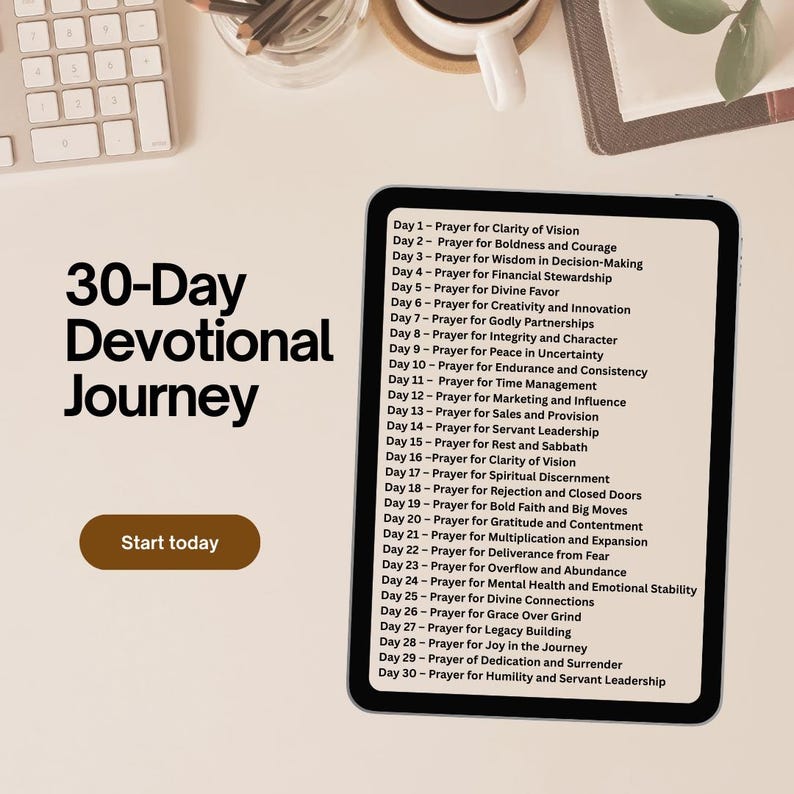 God is My Business Partner Devotional | 30-day Prayer Journal for ...