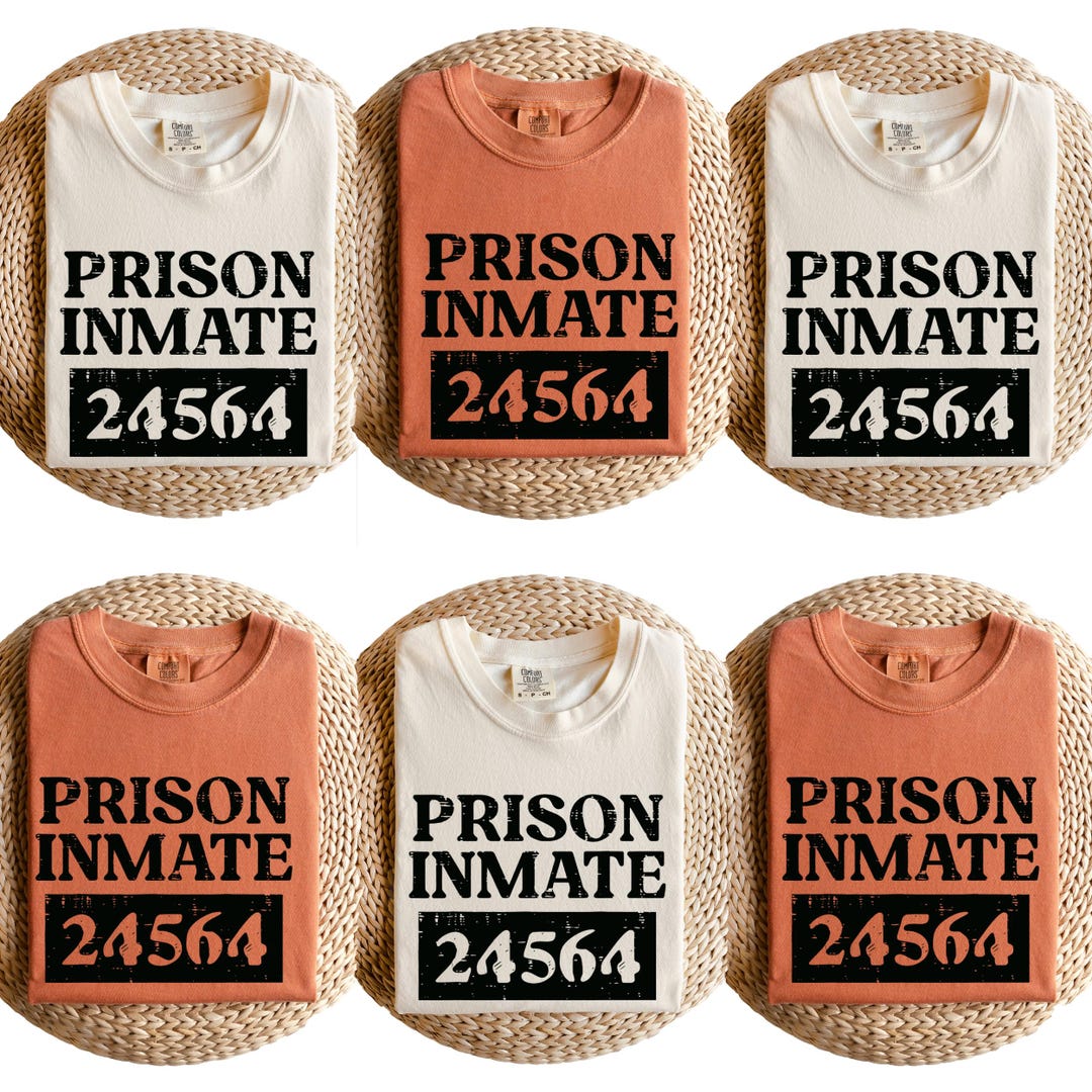 Halloween Prisoner Prison Inmate Funny Costume Unisex • Funny Prison ...
