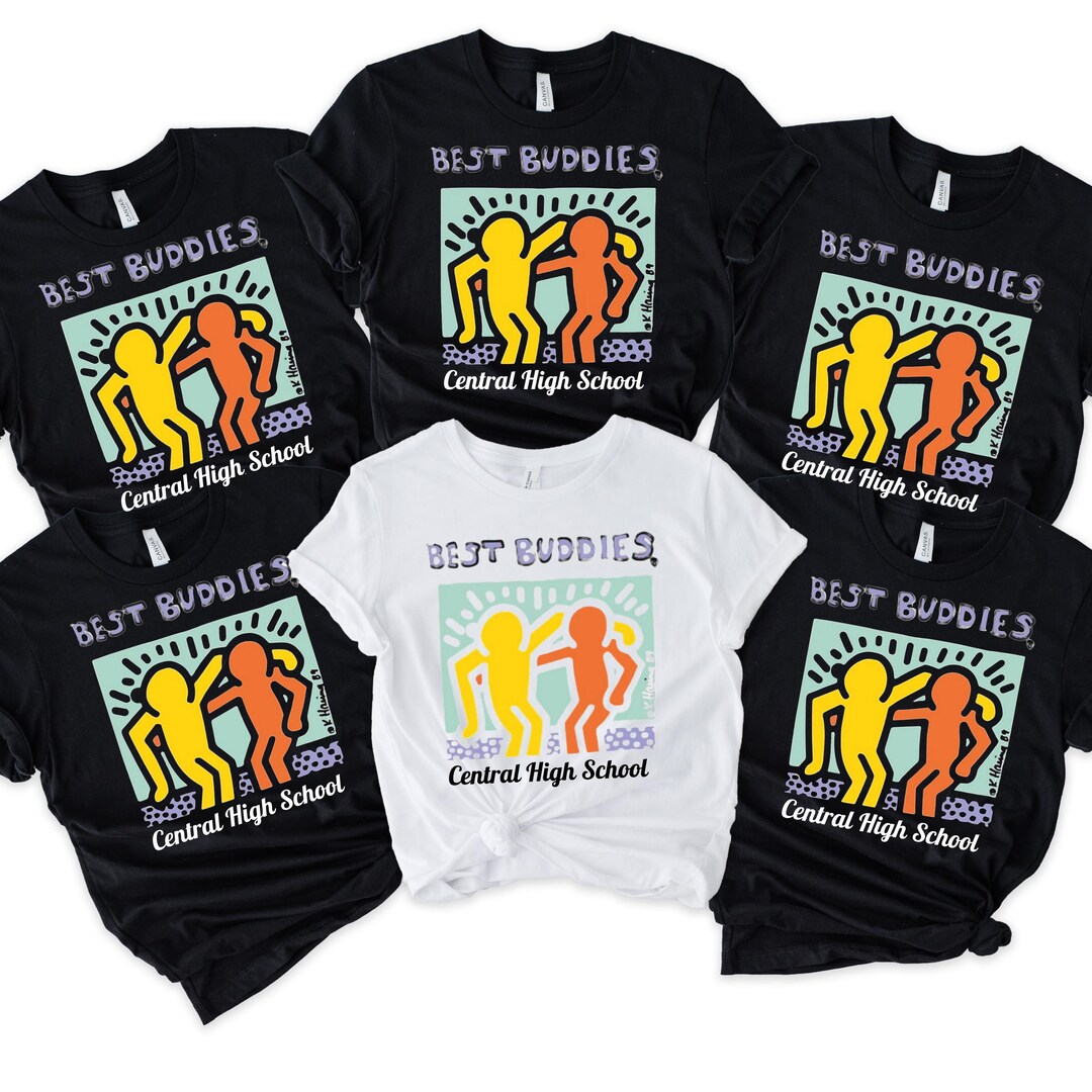 Best Buddies T-shirt | Friendship Club Tee | School & College Group ...