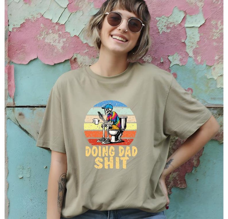 Funny Dad Skeleton PNG, Doing Dad Stuff Bathroom Design, Tie Dye Father ...