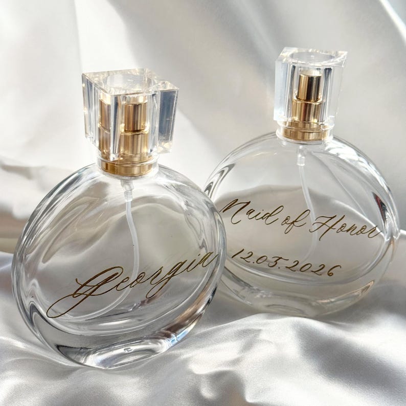 Personalized Glass Perfume Bottle, Custom Empty Scent Bottle ...