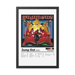 Osamason Jump Out Framed Album Poster - Music Lover Gift, Wall Art ...