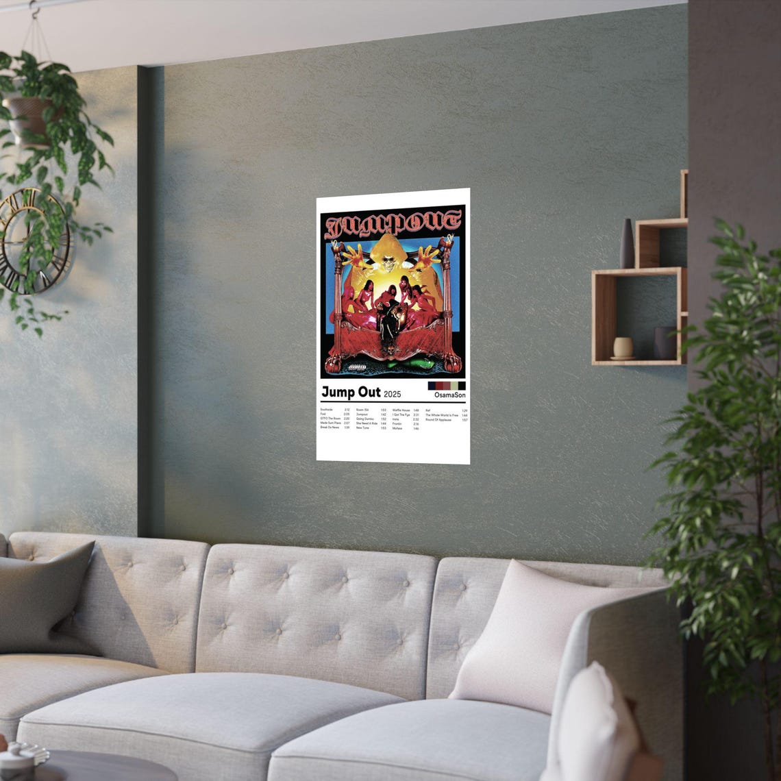 Poster, Osamason Jump Out Album Poster - Satin Poster (210gsm), Music ...