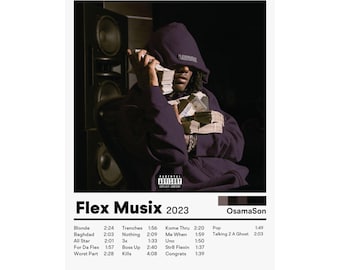 Osamason Osama Season Album Poster, Wall Art Print, Home Decor, Music ...