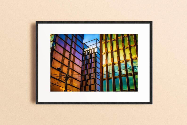 Sydney Glass Reflection Print | Modern Architecture Abstract | Fine Art ...