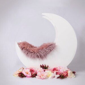 Moon Digital Backdropwhite Moon Digital Backgroundnewborn - Etsy