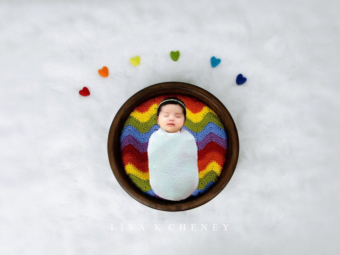 Rainbow Baby Digital Backdrop,rainbow Newborn Digital Backdrop,love ...