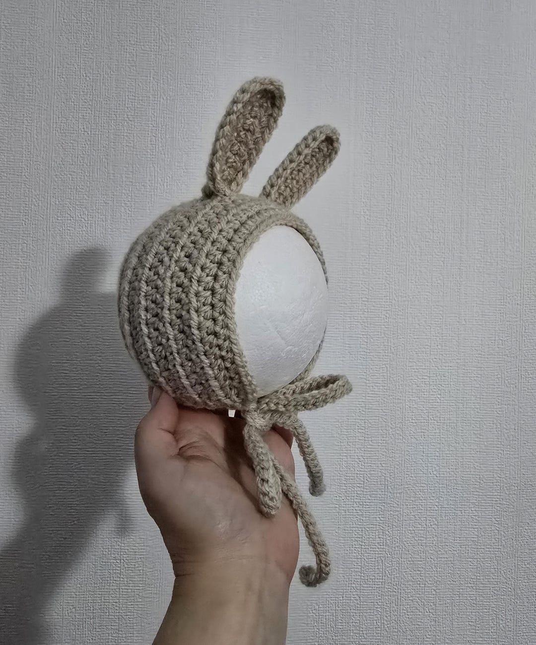 Bunny Hat,easter Bunny Bonnet,newborn Hat,easter Rabbit Hat,photography ...