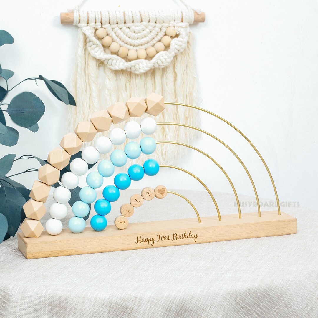 Personalized Name Abacus, Wooden Baby Name Abacus, Nursery Decorations ...