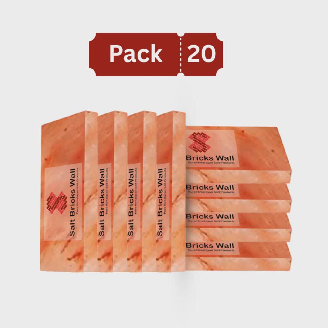 Himalayan Pink Salt Tiles: Sauna, Spa & Cooking - 8x4x0.75 Inch (pack ...