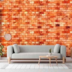 Himalayan Pink Salt Wall Tiles: Sauna & Spa Décor Pack of 100 (8x4x1 ...