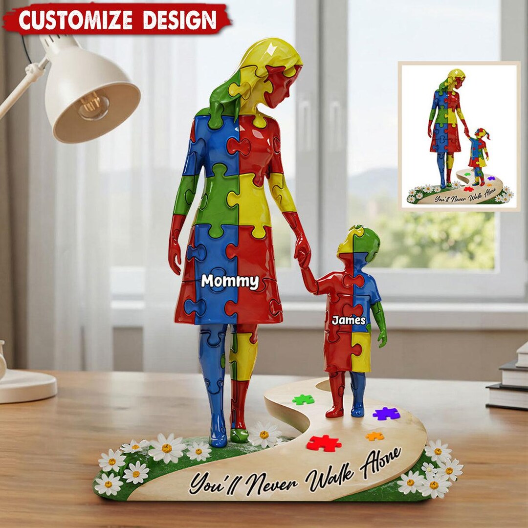 Personalized You'll Never Walk Alone 2D Flat Acrylic Plaque, Custom ...