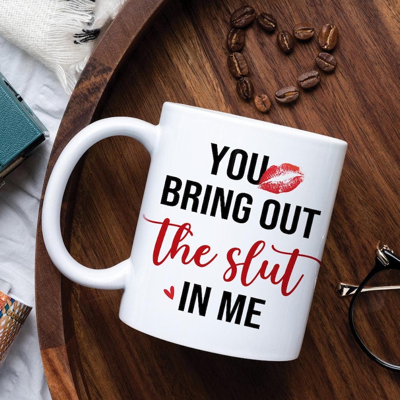 Personalized Funny Quote Couple Ceramic Mug, Custom Name Naughty Couple ...