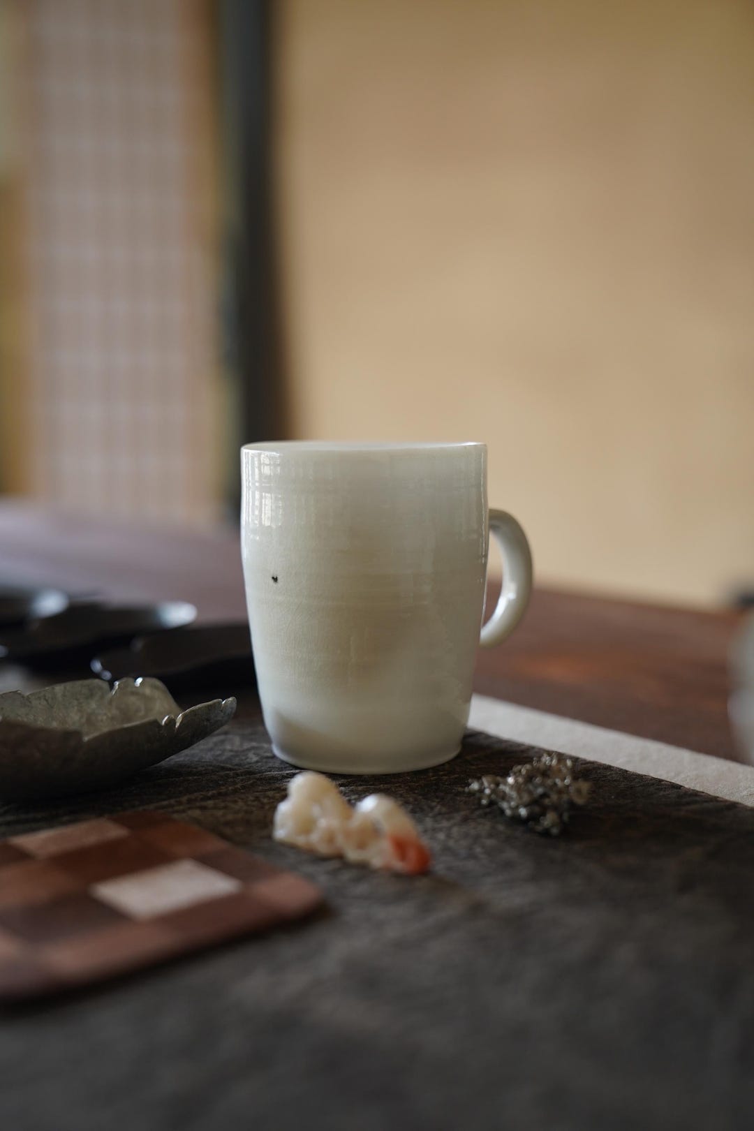 Diesel Fired Jade Clay Mug, Handmade Thin Tire, Excellent Transparency ...