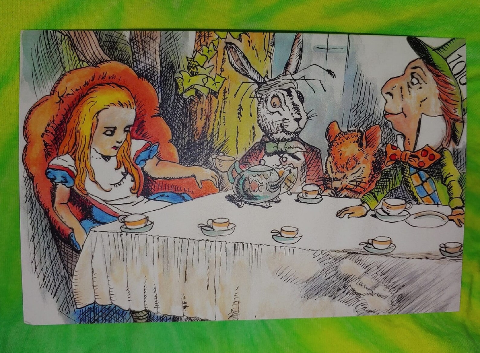 Alice in Wonderland Tea Party 3 Different Styles Greeting - Etsy