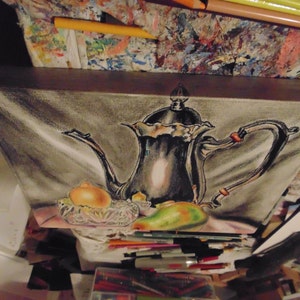 Still Life, Mixed Media Original Painting - Etsy