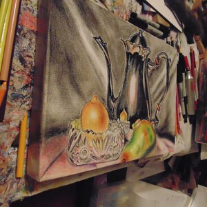 Still Life, Mixed Media Original Painting - Etsy