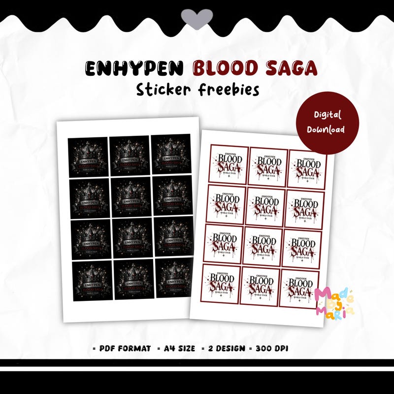 Enhypen Stickers - Etsy