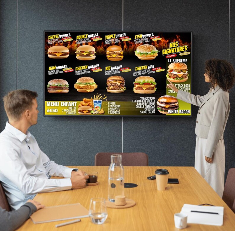 Restaurant Menu TEMPLATE | Digital Menu BOARD | Editable in Canva ...